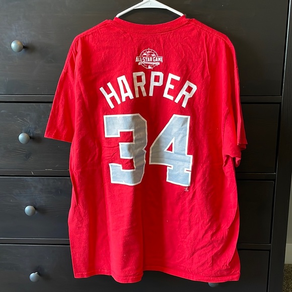 Majestic | Shirts | Bryce Harper All Star Majestic Shirt Shirsey ...